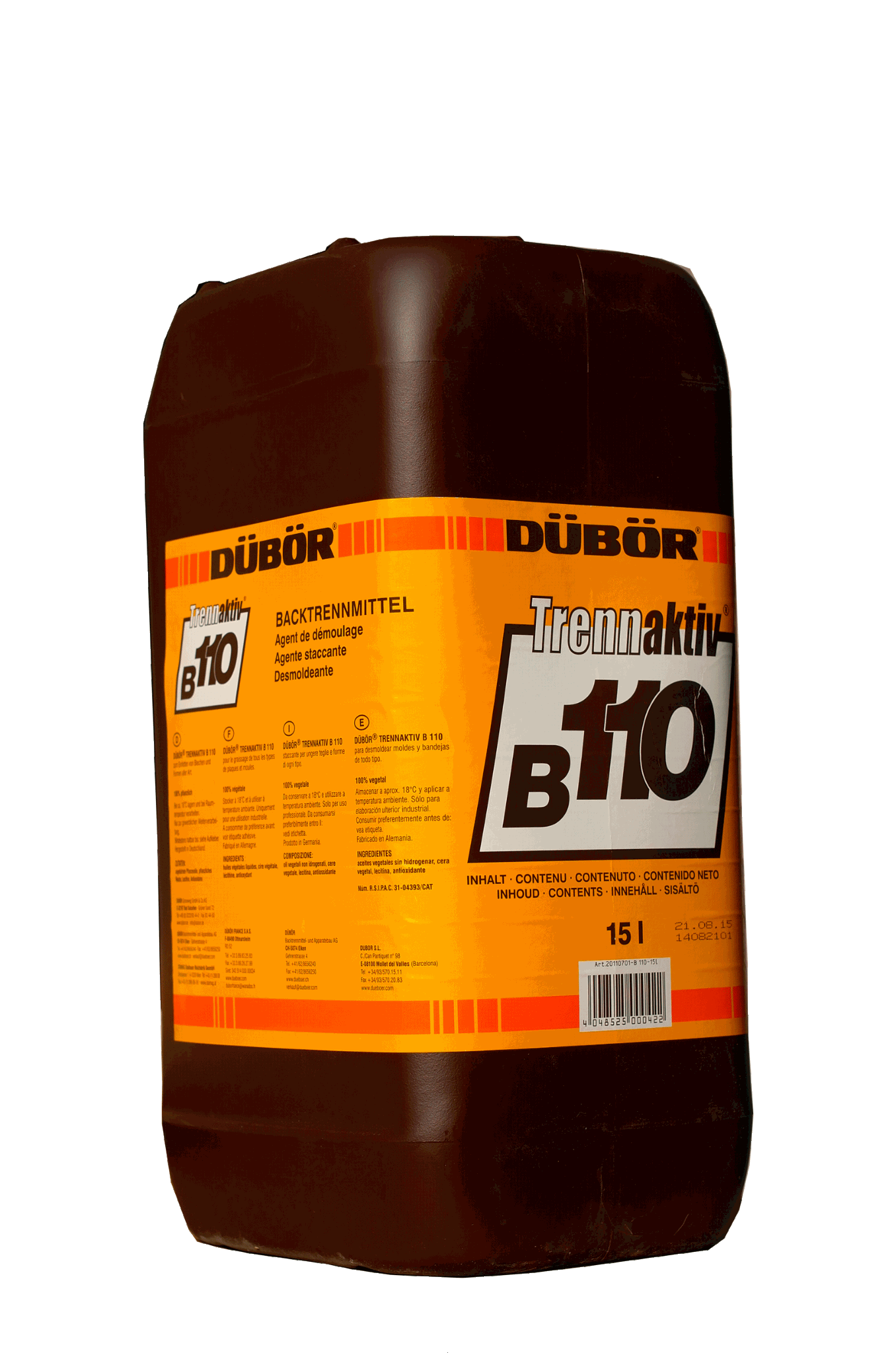 B110 - 上海威润贸易有限公司-德国DUBOR食用脱模油-烤盘油-DUBOR中国总代理